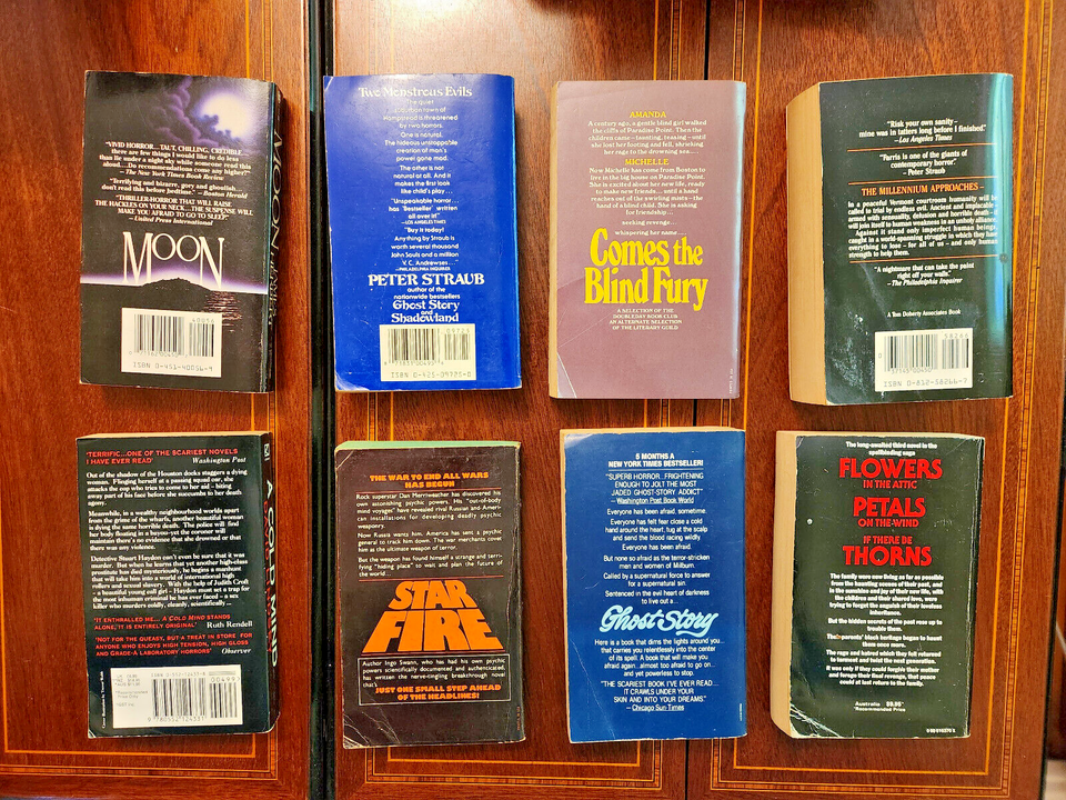 LOT OF 8 PAPERBACKS FROM HELL VINTAGE HORROR 1970's & 1980's OOP PBO | eBay