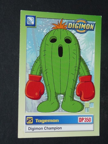 DIGIMON CARD 1999 TV ANIMATION BANDAI #25 TOGEMON | eBay