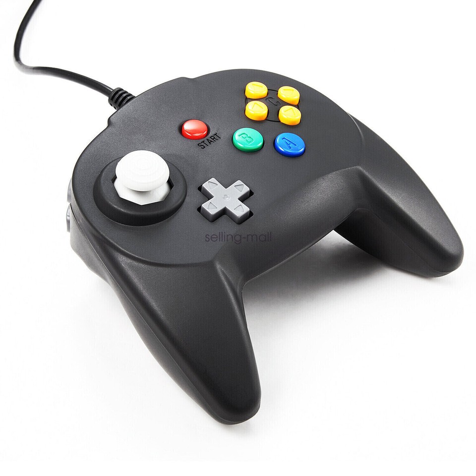 Mini N64 Wired Controllers Joystick Dual Z Button For Nintendo 64 Video ...