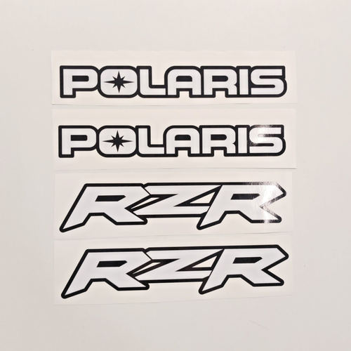 Polaris RZR Aftermarket Replacement Decals / 4pcs / Sticker Set | eBay