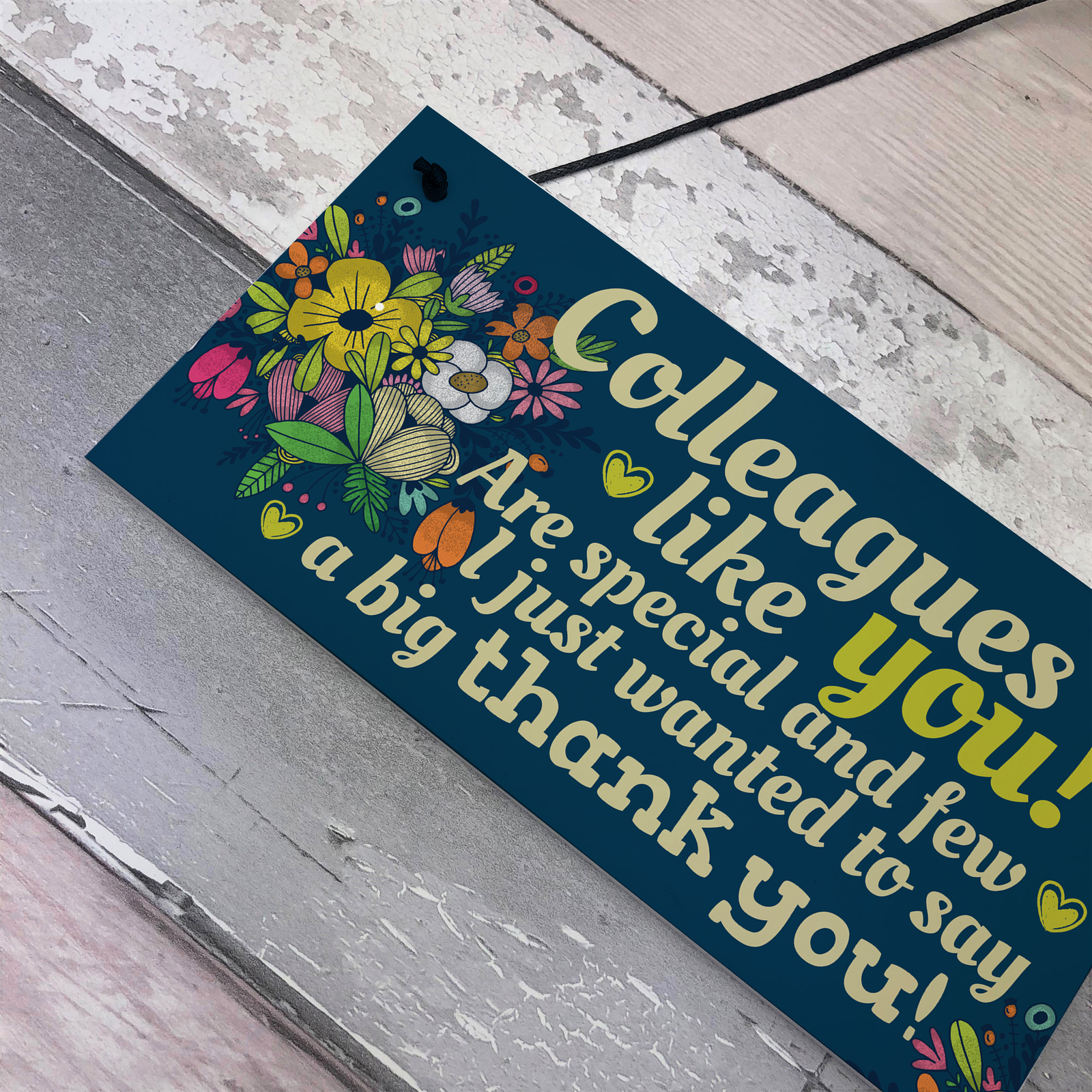 Colleague Gift Plaque Friendship Friend Sign Thank You Leaving Job Work ...