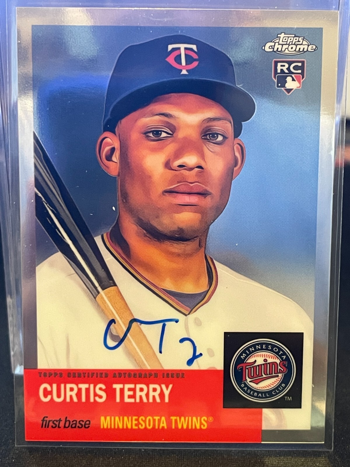 2022 Topps Chrome Platinum Anniversary Autographs #CPACT Curtis Terry ...