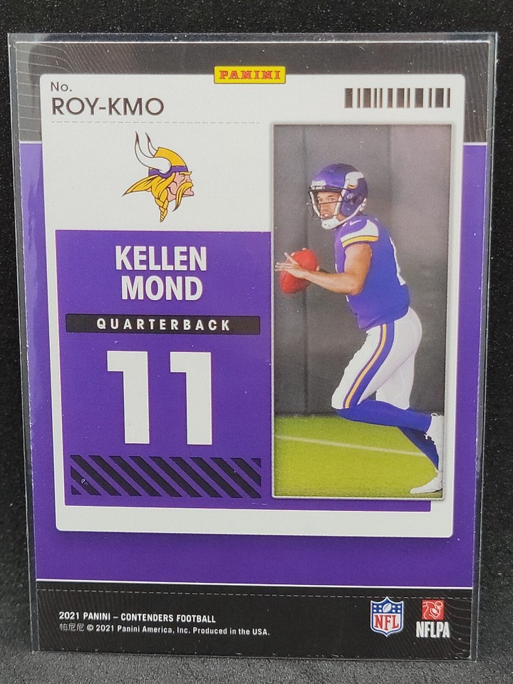 2021 Kellen Mond Panini Contenders Rookie of the Year Card #ROY-KMO ...