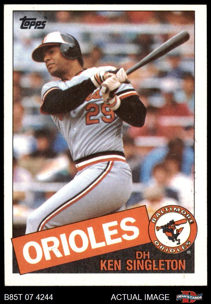 1985 Topps #755 Ken Singleton Orioles 7 - NM | eBay
