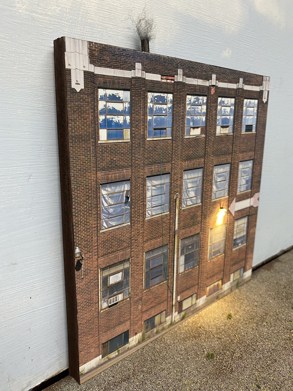 HO Scale Scratch Built "Arrow Factory" Pittsburgh Building Front/Flat ...