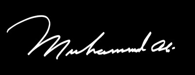 Muhammad Ali Signature Vinyl Decal Sticker Autograph Sports Star Boxing ...