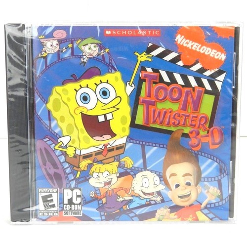 Nickelodeon Toon Twister 3D PC Video Game New Factory Sealed - Free ...