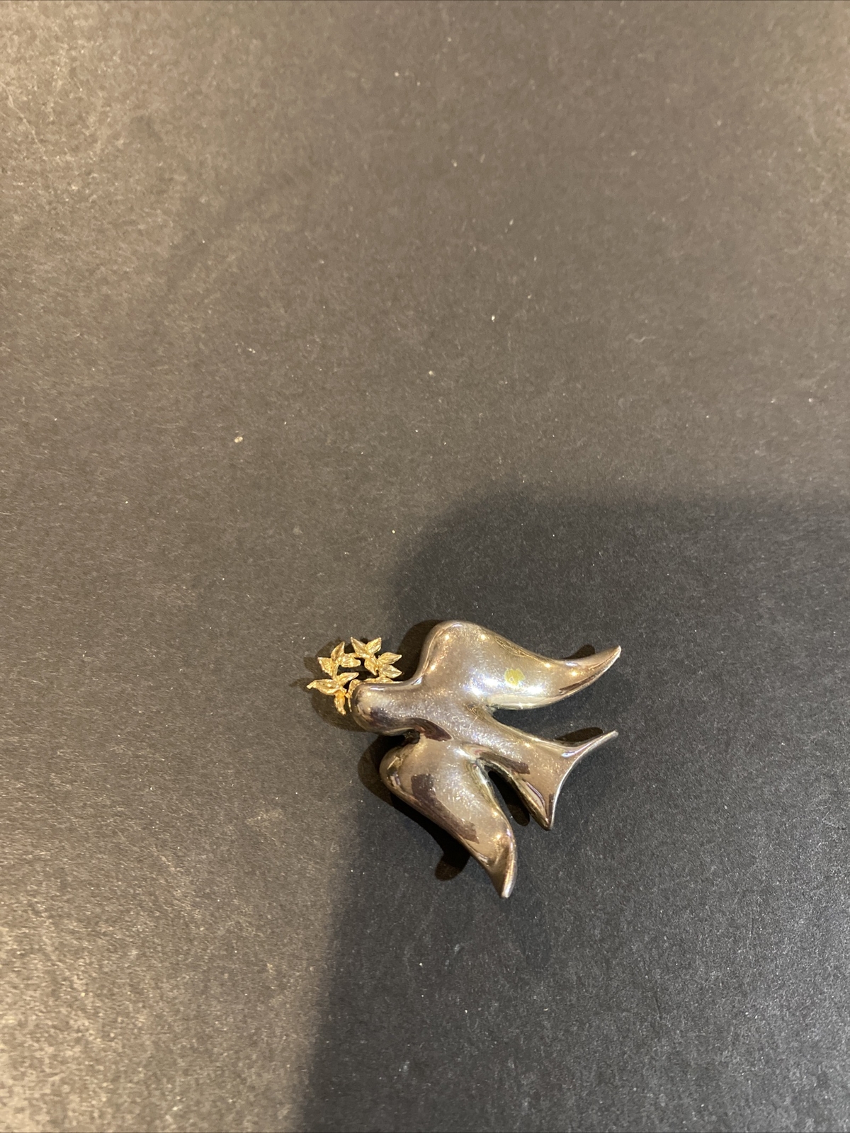 Vintage BALLOU- Signed BAB Sterling Silver & 14k Gold… - Gem