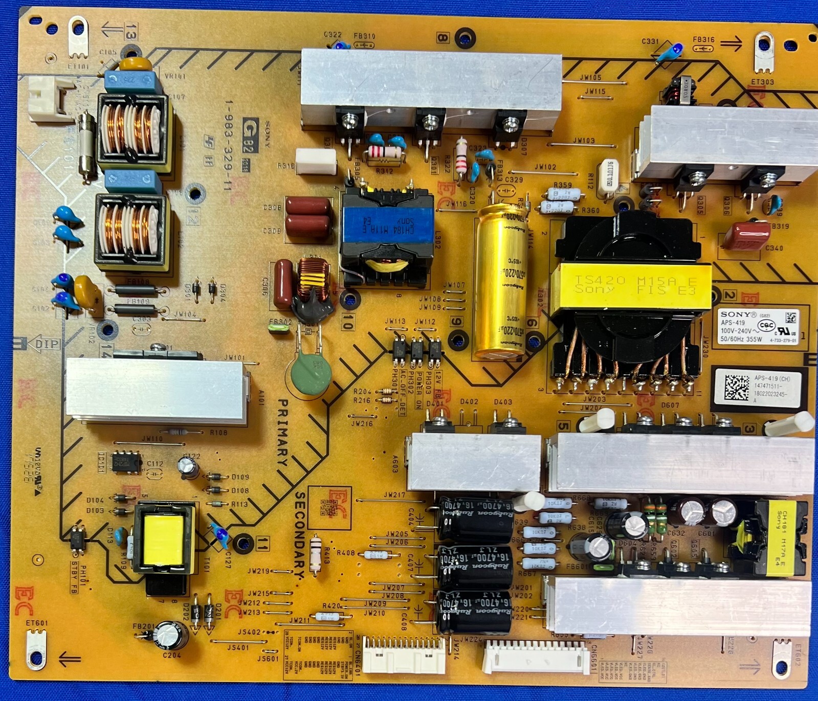 Sony 1-474-715-11 (APS-419) G82 Power Supply Board XBR-55X900F | eBay