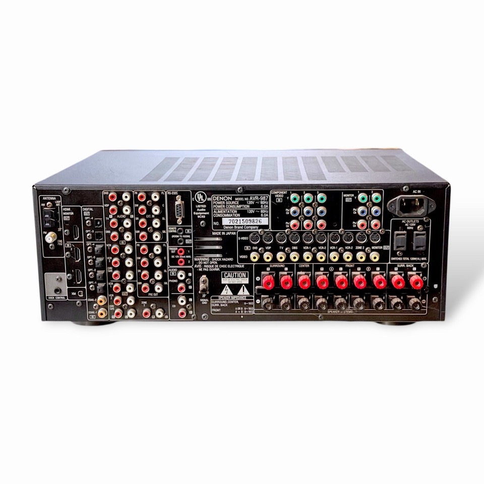 Denon AVR-987 AV Surround Receiver AL24 Processing 7.1 Channel Power ...