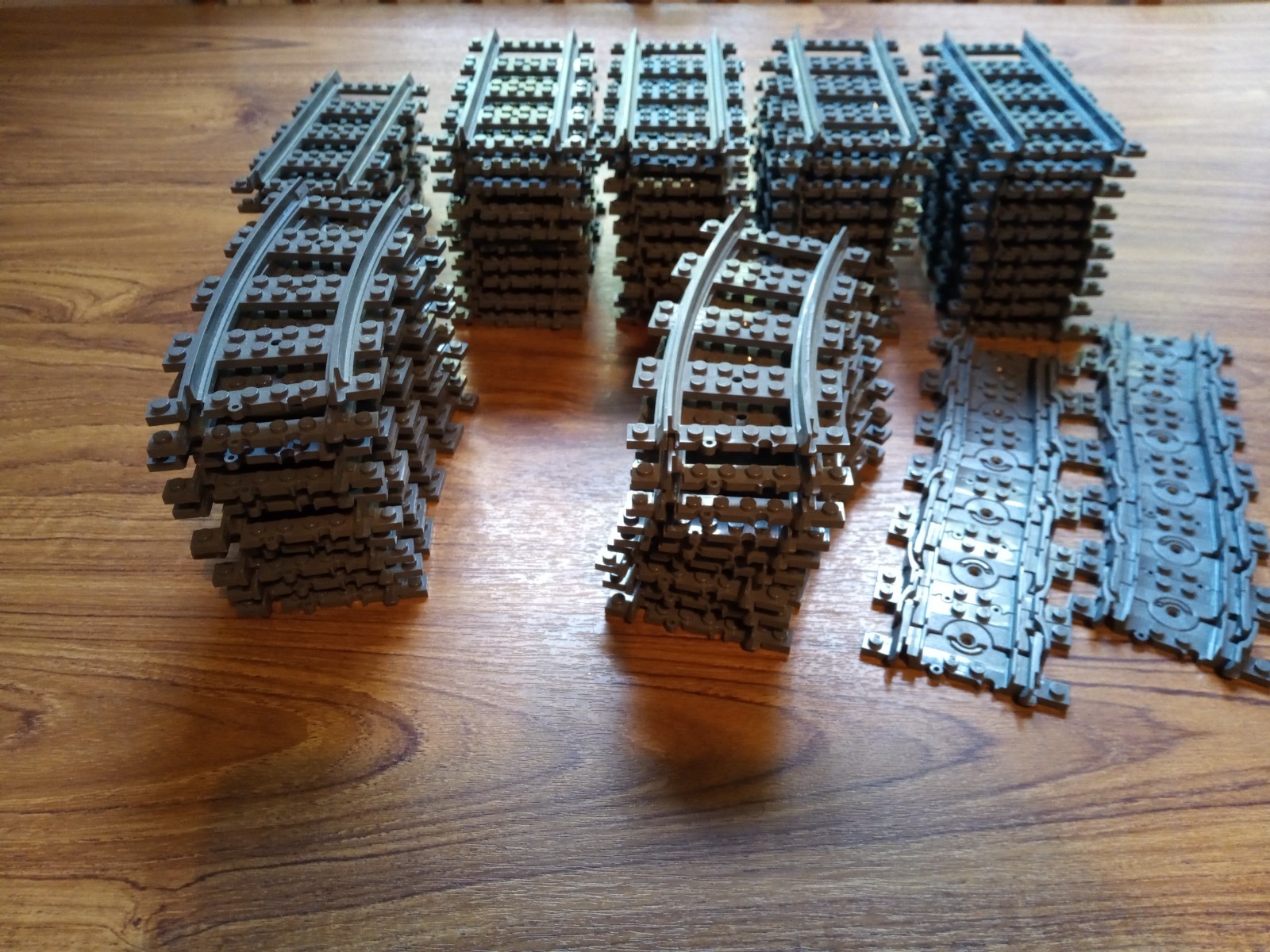Mega Lego City Train Track Bundle - 47 x Straight + 19 x Curved & Flexi ...