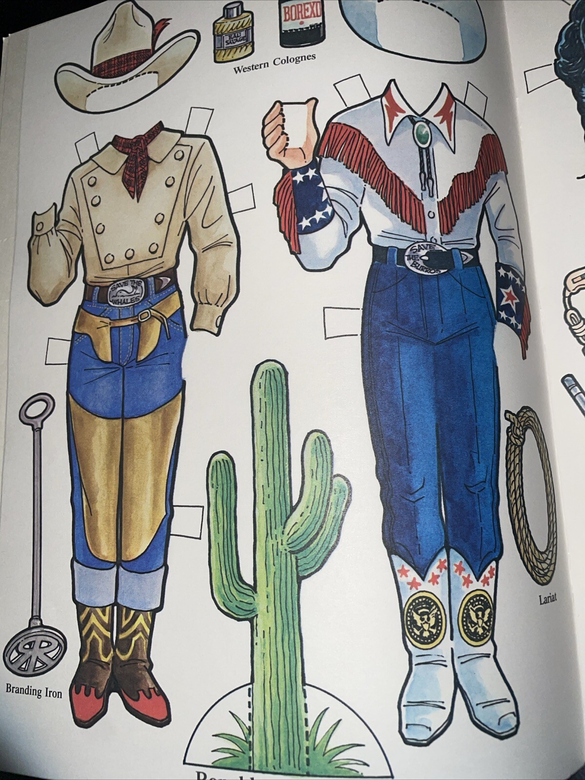 Vtg 1981 First Family President Ronald Reagan Nancy, Paper Dolls Book ...