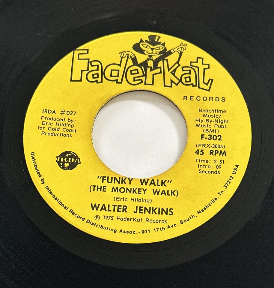 Walter Jenkins* - Funky Walk (The Monkey Talk) 7” Soul Funk Vinyl ...
