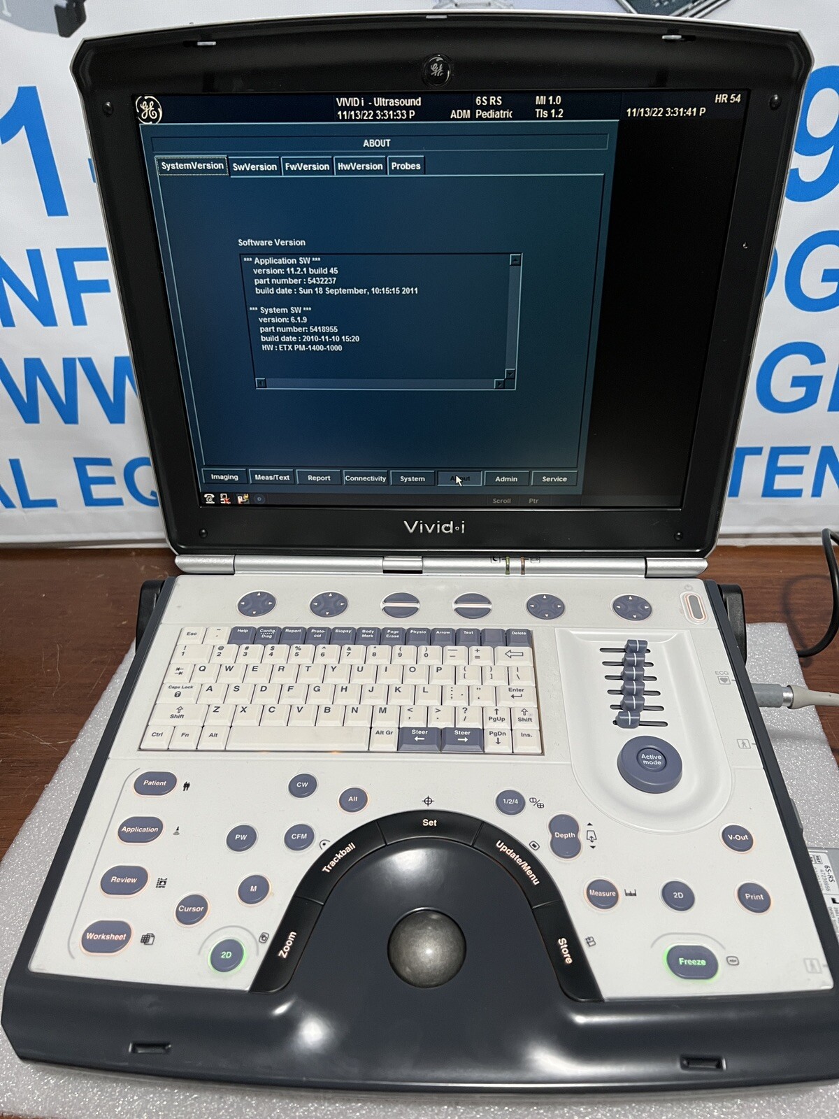 GE VIVID i Ultrasound with 6S-RS Cardiac Pediatric probes (READ THE ...