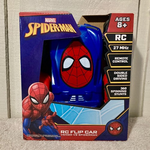 Marvel Spider-Man Venom vs Spiderman Remote Control RC Flip Car 27 MHz ...