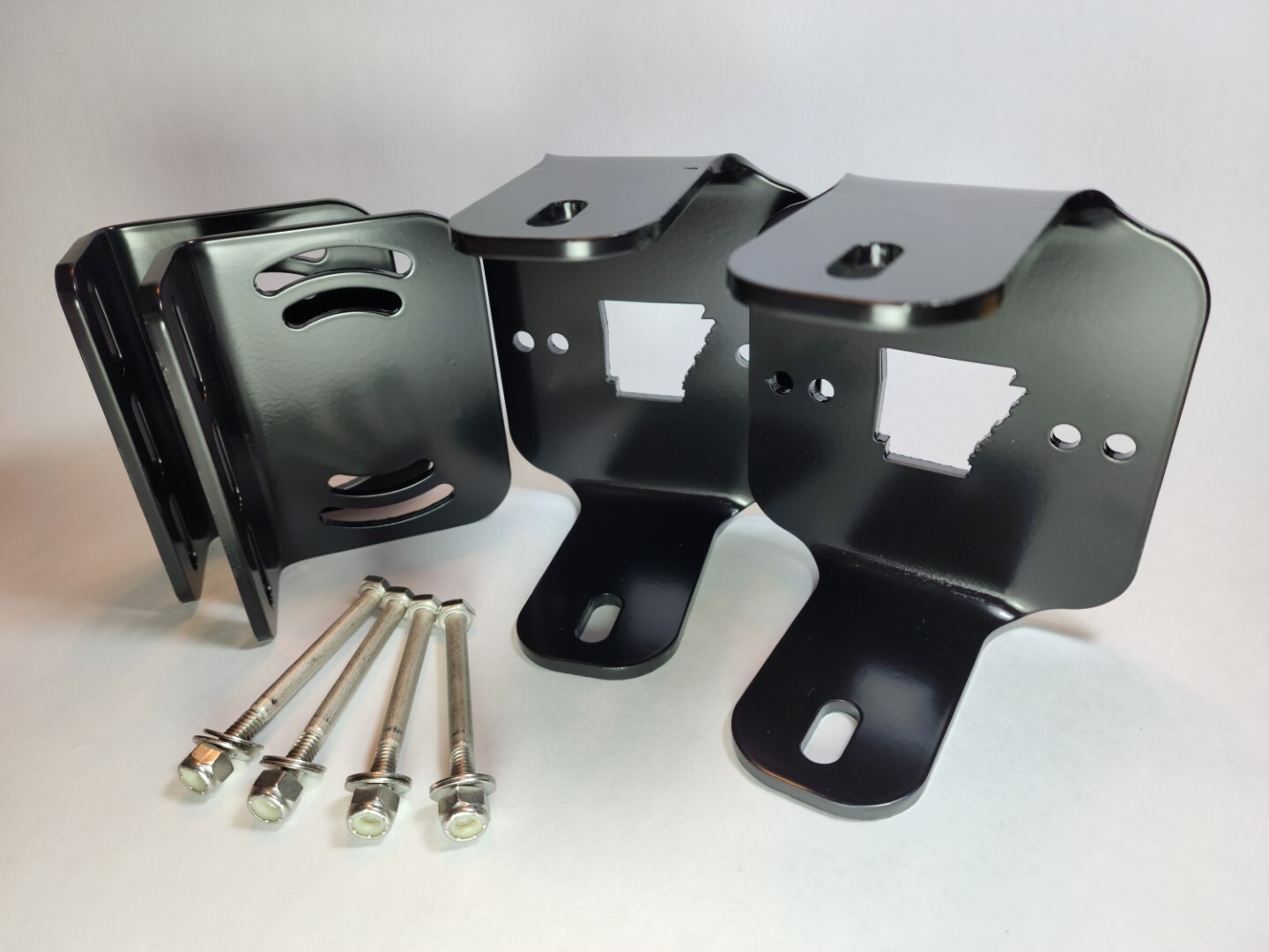 ROPS Light Mount Brackets with 2 LED Pods - USA MADE - Incl. Install ...