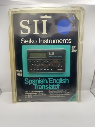 SII Seiko Instruments Spanish English Translator TR-2200 VERIFIED | eBay