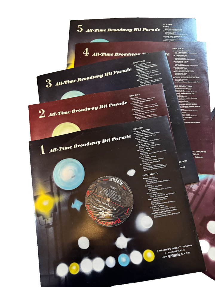 All Time Broadway Hit Parade Readers Digest 10 LP Box Set 120 Greatest ...