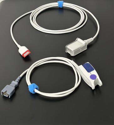 Masimo Red LNC M20-10 Kit Bundle - SpO2 Adapter, Adult Clip - Ship Same ...