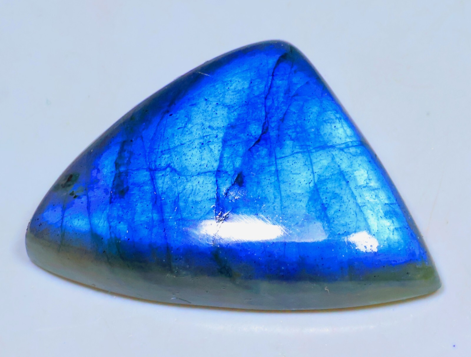 100% NATURAL DEEP BLUE FIRE LABRADORITE FANCY CABOCHON GEMSTONE GF- | eBay