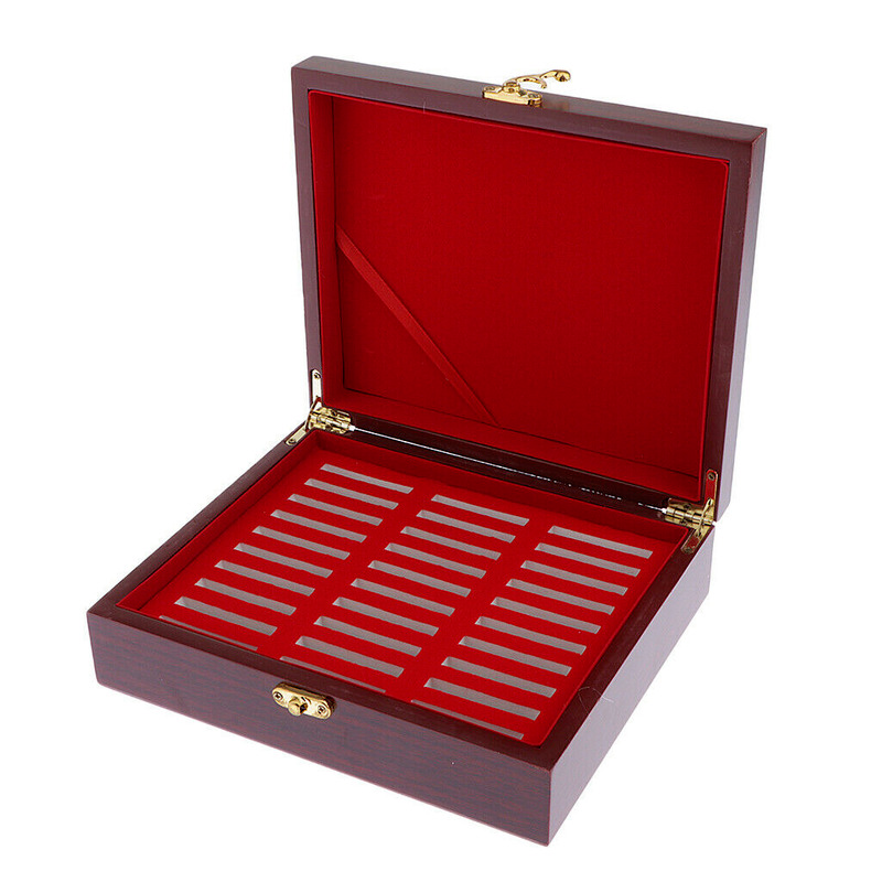 Commemorative Coin Storage Box Display Box Wooden Storage Box | eBay