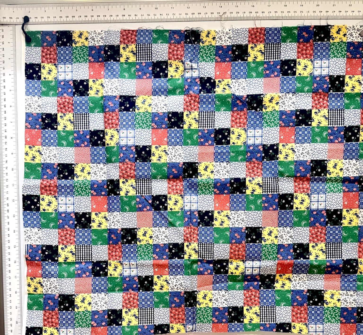 RPJ28 Retro Vintage Feedsack Style Cheater Print Cotton Quilt Fabric 19 ...