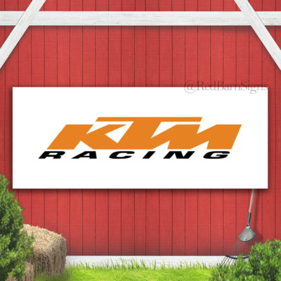 KTM RACING Banner Banner Sign with grommets | eBay