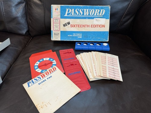 Vintage Password Game 16th Sixteenth Edition Milton Bradley 1970 | eBay