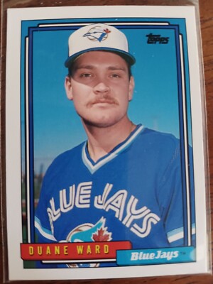 DUANE WARD TORONTO BLUE JAYS 1992 TOPPS BASEBALL CARD #365 | eBay