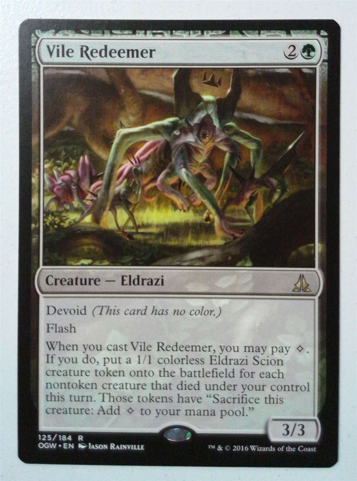 Vile Redeemer *Rare* Magic MtG x1 Oath of the Gatewatch SP | eBay