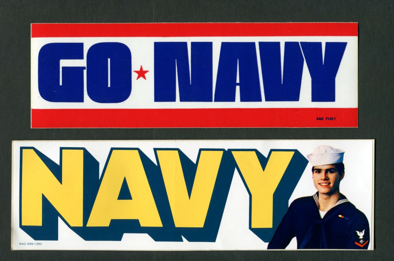 2 Decal / Stickers: 'GO NAVY', and 'NAVY', new, Navy Recruiting | eBay