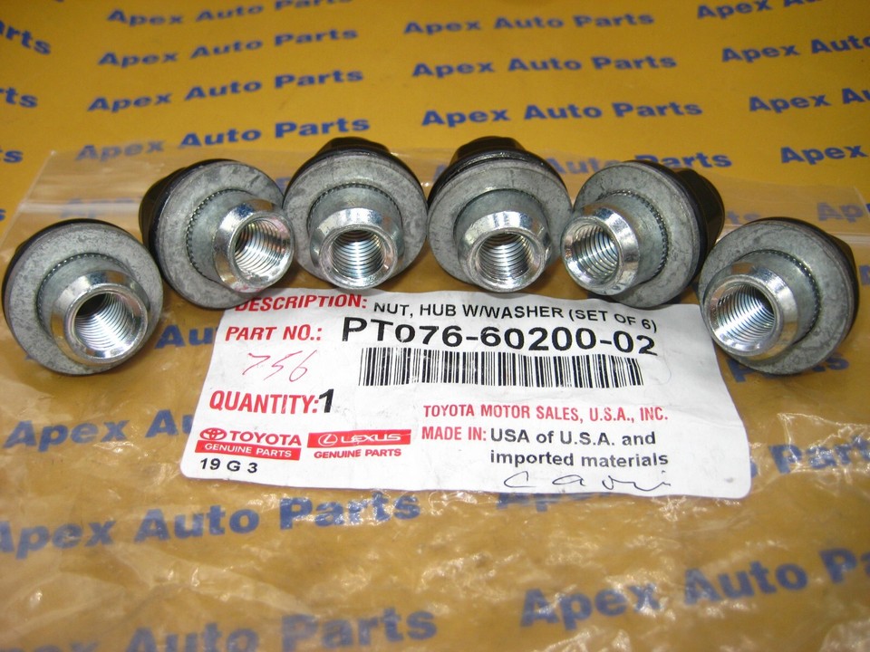 Toyota TRD Tacoma FJ 4Runner Lug Nut Set | Genuine OEM | TRD | Black ...