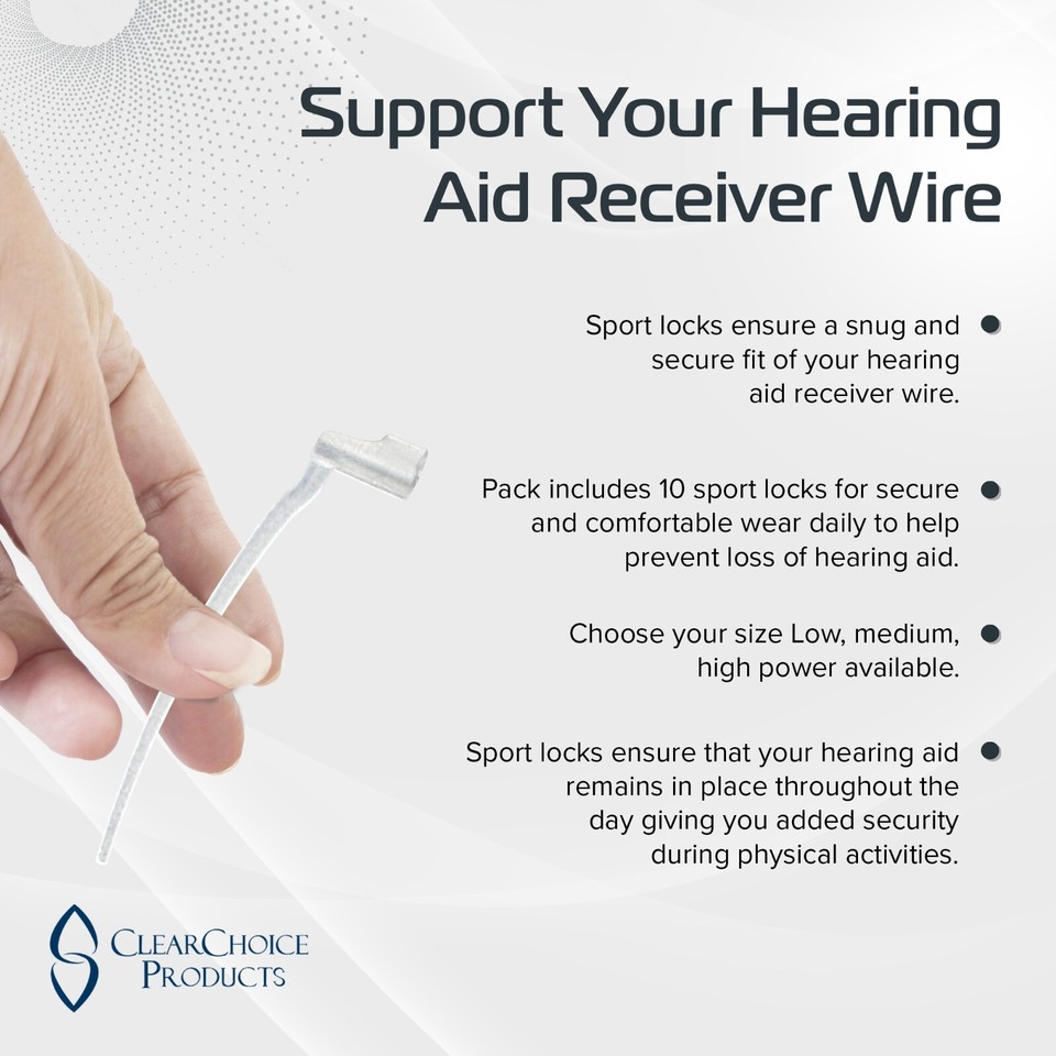 GN Resound Compatible Sport Lock for Linx 3D/Quattro/Key Models - Pack ...