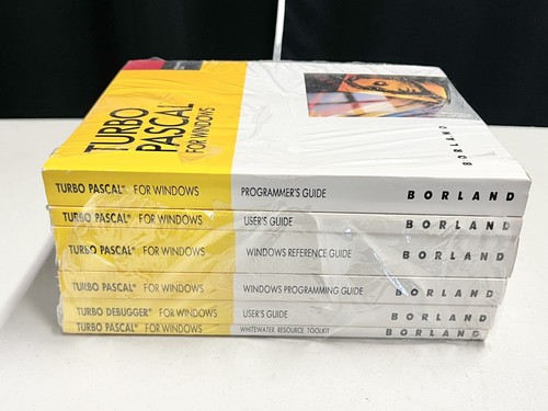 TURBO PASCAL For Windows Programming Guide Set of 6 Vintage Computer ...