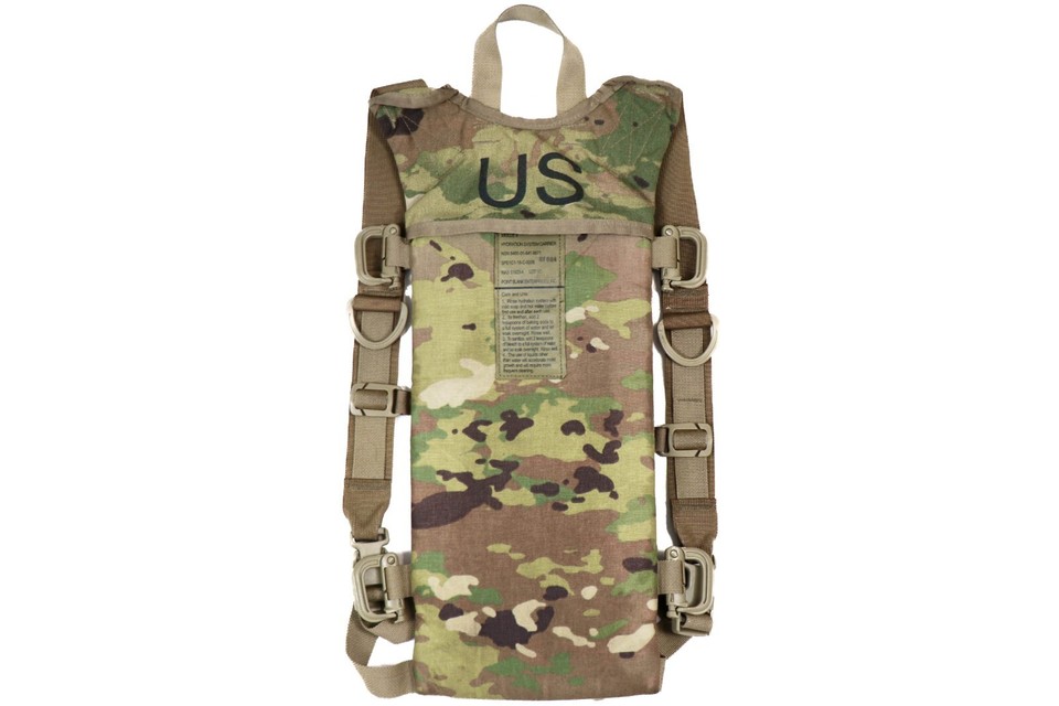 US Army OCP Multicam Molle II Hydration System Carrier Water Backpack ...