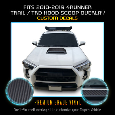 For 2010-2020 4Runner Trail TRD Offroad Pro Hood Scoop Decal Matte ...