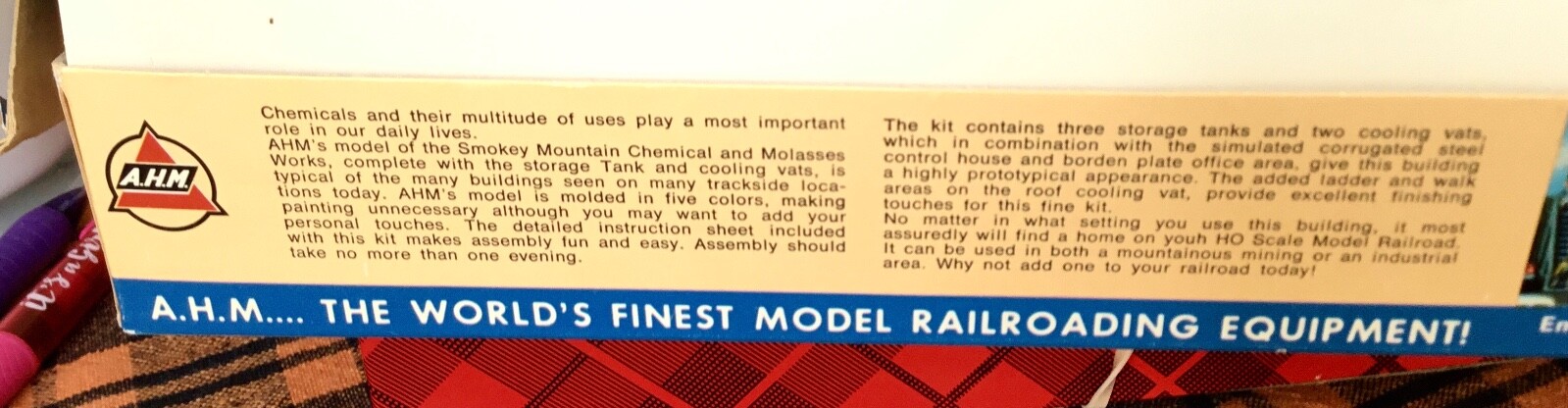 AHM Masterpiece Series HO train layout model kit MOLASES MINE (Smokey ...