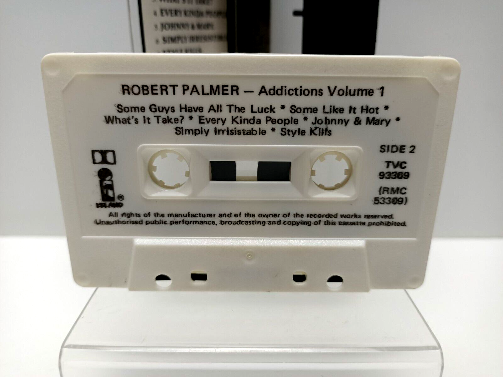 Tape Cassette - Robert Palmer: Addictions Volume 1 - The Best Of ...