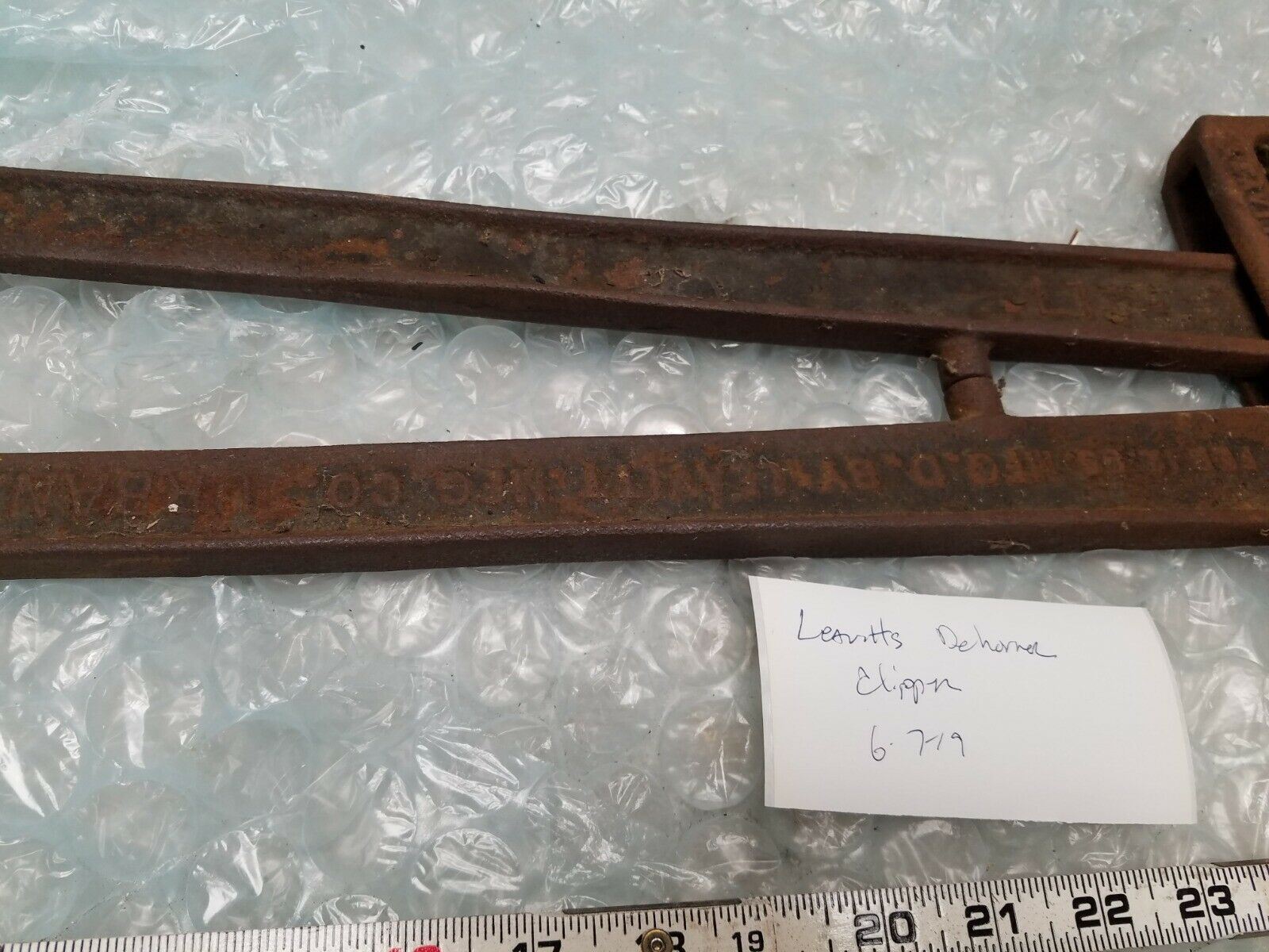 Vintage Leavitt Dehorning Clipper Bull Horn Cutter Livestock Cattle ...