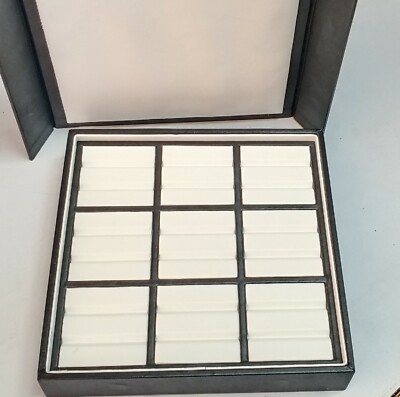 top quality Jewelry stone Display box big grove BOX 9 With Magnet Lid ...