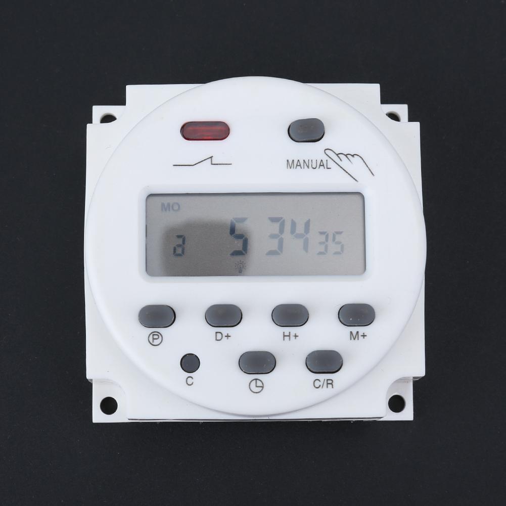 Digital LCD Display Power Timer Weekly Programmable Time Relay Switch(12V) | eBay