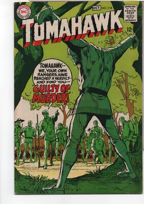 TOMAHAWK #118 - GUITLY OF MURDER! - ORIGIN OF KAINTUCK - NEAL ADAMS ...