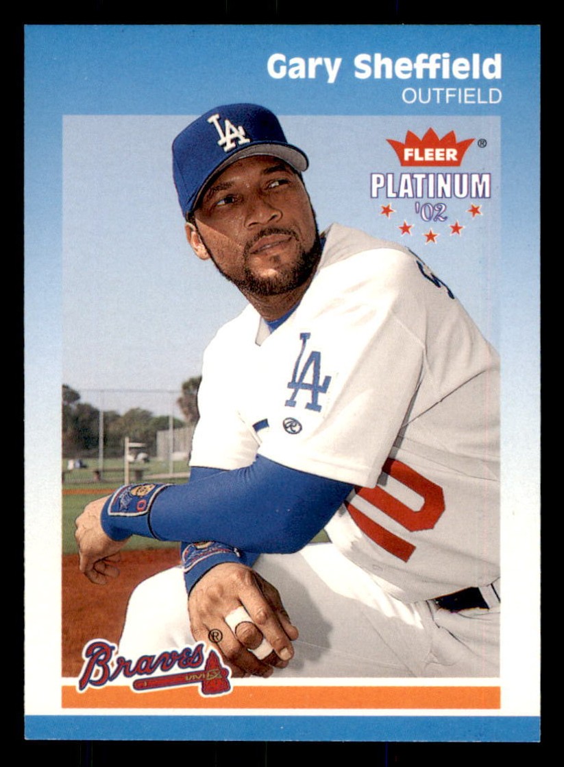 2002 Fleer Platinum #72 Gary Sheffield Atlanta Braves | eBay