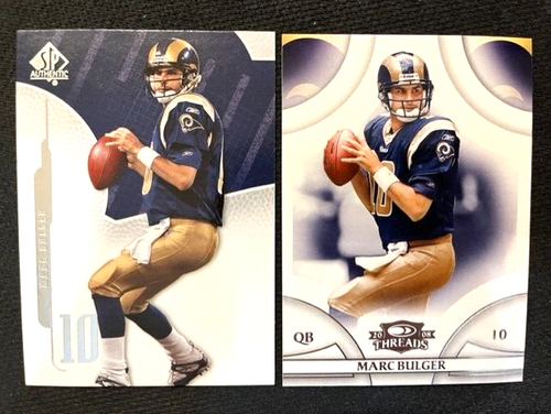 NFL - Marc Bulger 2008 Upper Deck SP Authentic & '08 Donruss Threads ...