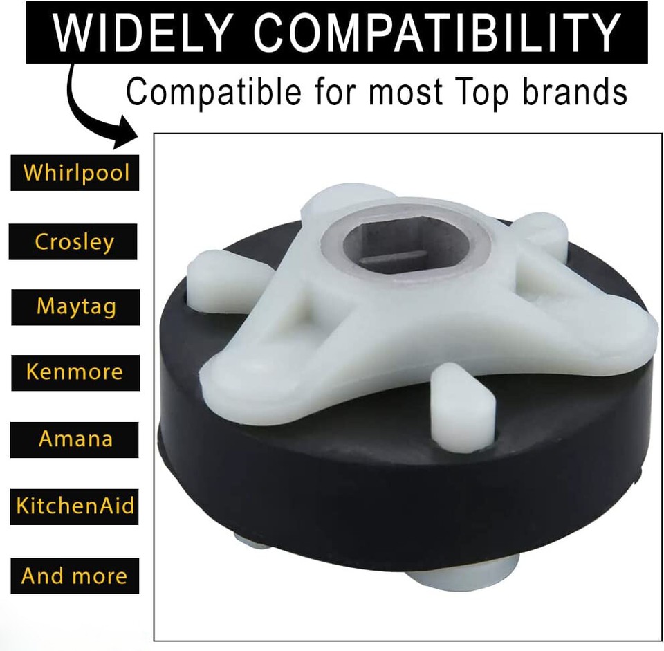 4Pack for Whirlpool Kenmore 285753A 3364003 3364002 HD Washer Coupling ...