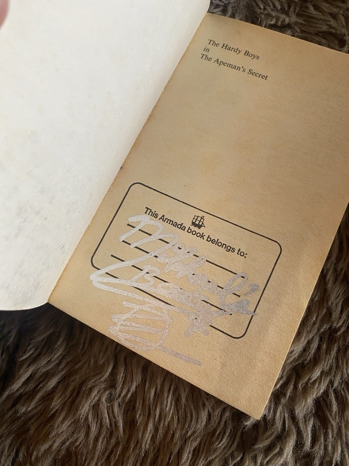 Apeman's Secret by Franklin Dixon 1982 Anchor Press Paperback Hardy ...