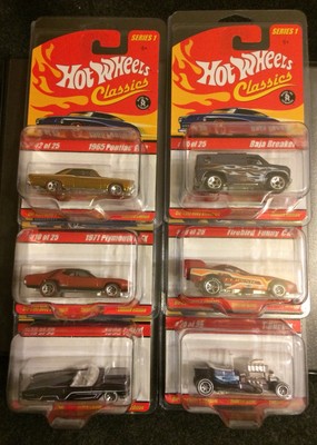 VINTAGE 2004 HOT WHEELS LTD EDITION CLASSICS SERIES 1 6 PC SET MIP ...