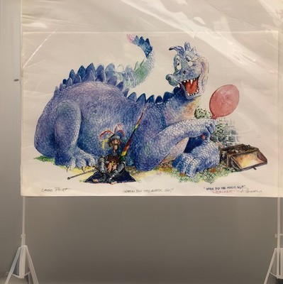 Vtg RON RODECKER "When Did The Magic Go?” LTD Edition Laser Print Hand ...