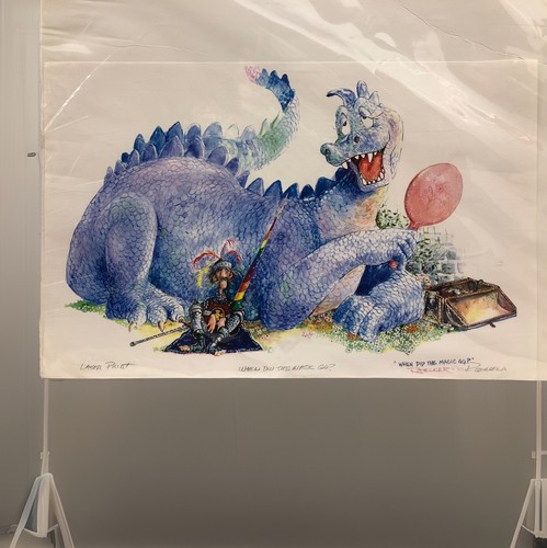 Vtg RON RODECKER "When Did The Magic Go?” LTD Edition Laser Print Hand ...