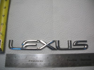 Lexus Letters Chrome Emblem OEM Original Badge Used | AUGU312018 ...